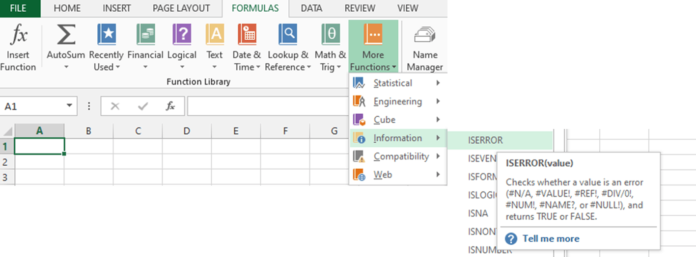 How To Use The Iserror Function In Excel Efinancialmodels