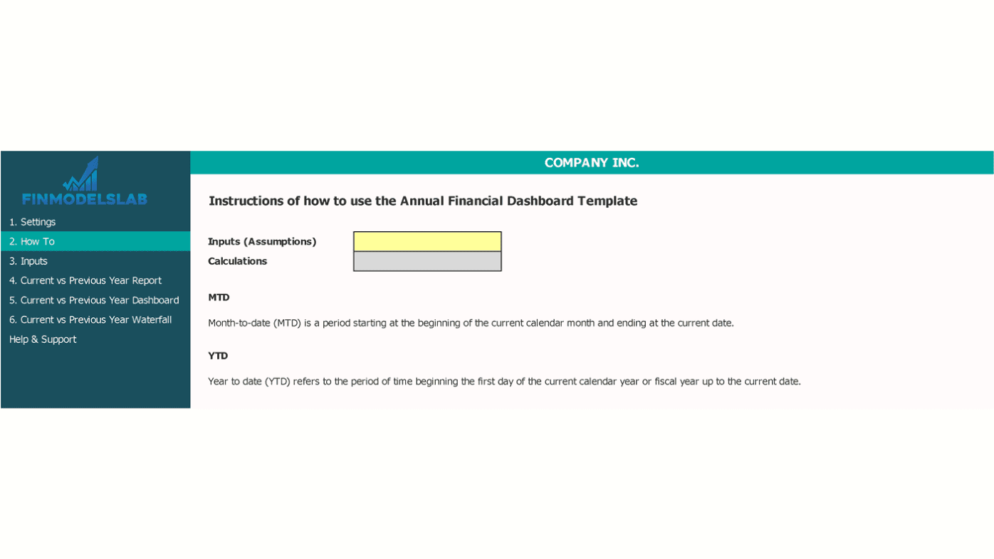 Annual Financial Reporting Dashboard | eFinancialModels Annual Financial Reporting Dashboard | eFinancialModels