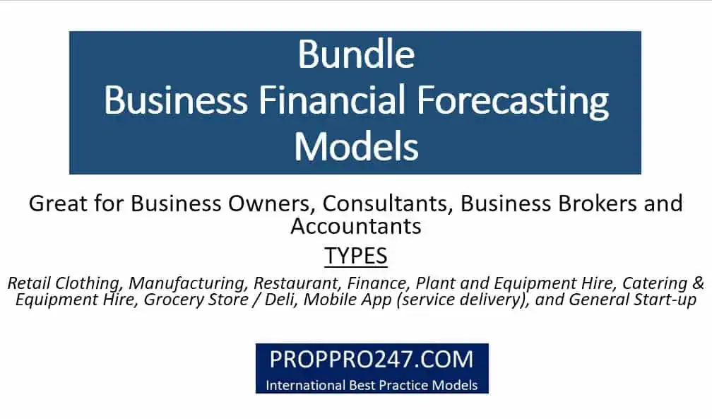 Bundle – Business Financial Forecasting Models | eFinancialModels Bundle – Business Financial Forecasting Models | eFinancialModels